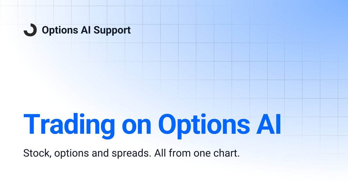 Trading on Options AI | Options AI Support